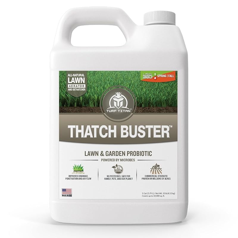 All-Natural Lawn Aerator & Grass Dethatcher - Hose End Liquid Soil ...