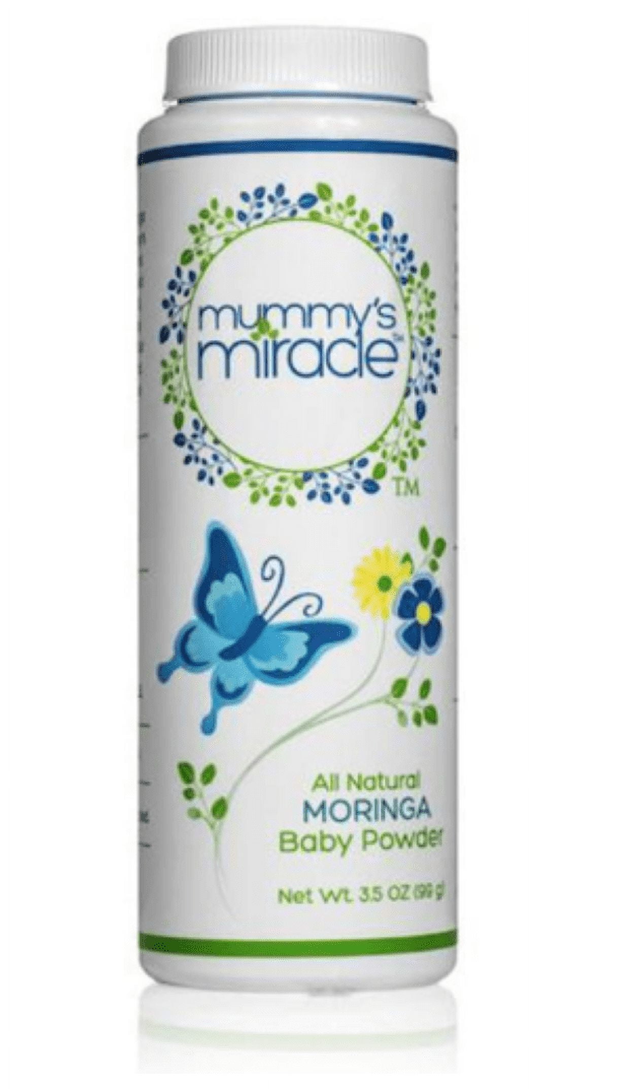 All Natural Mummy's Miracle Moringa Baby Powder Cornstarch 3.5 oz ...