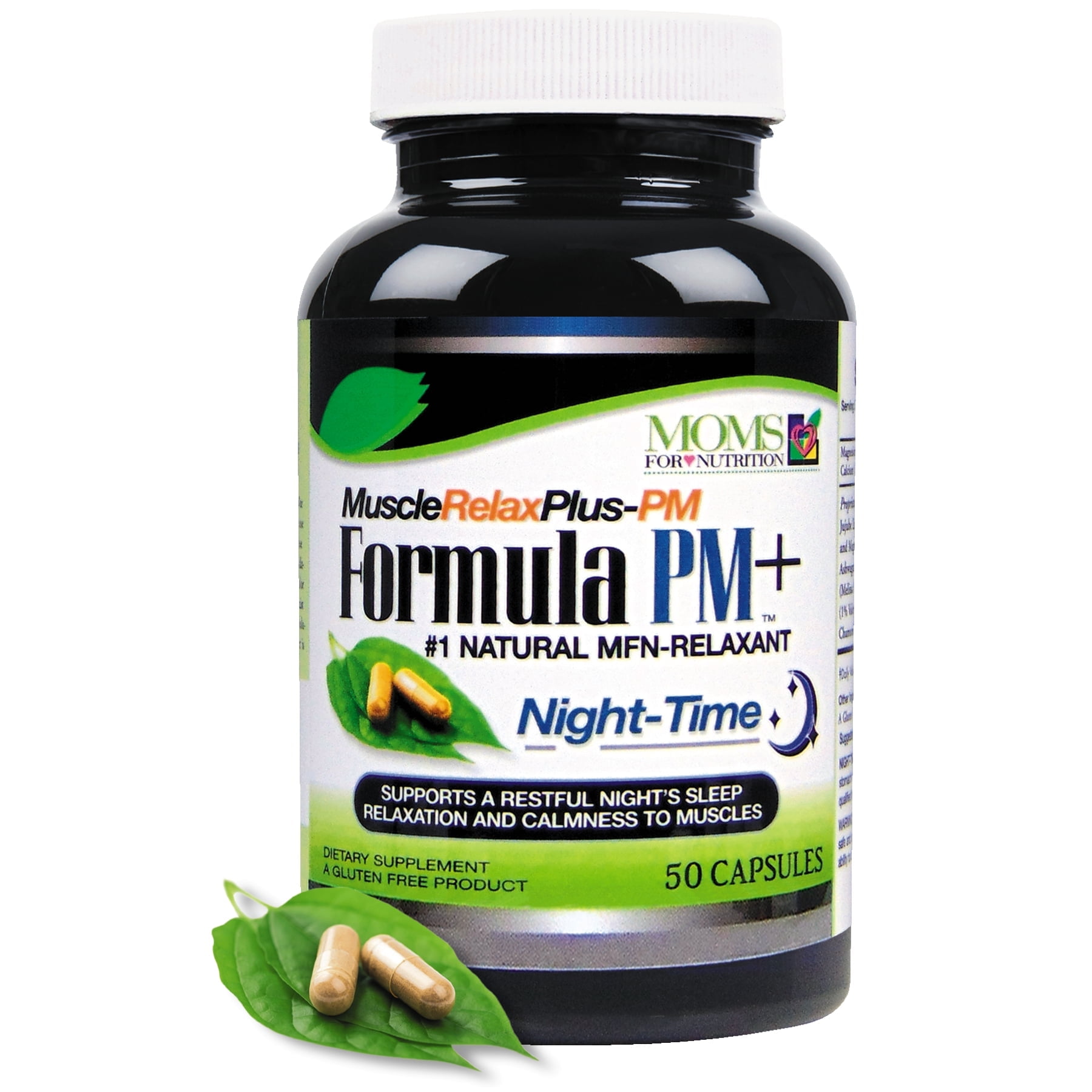 All Natural Muscle Relax Formula PM Plus - Night-Time Relaxer, 1150mg ...