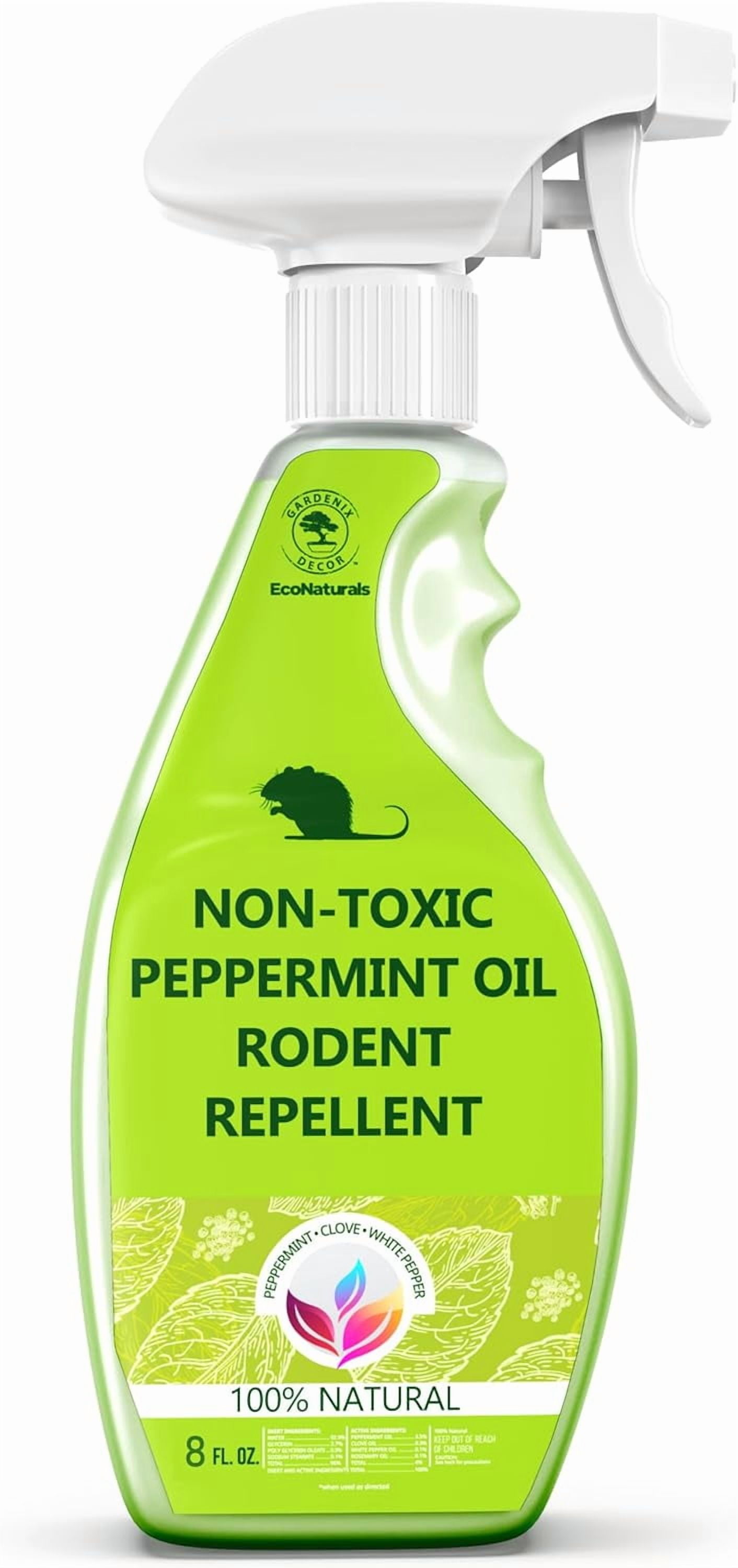 All Natural Peppermint Oil Spray, Non-Toxic to Rat, Mice and Rats ...