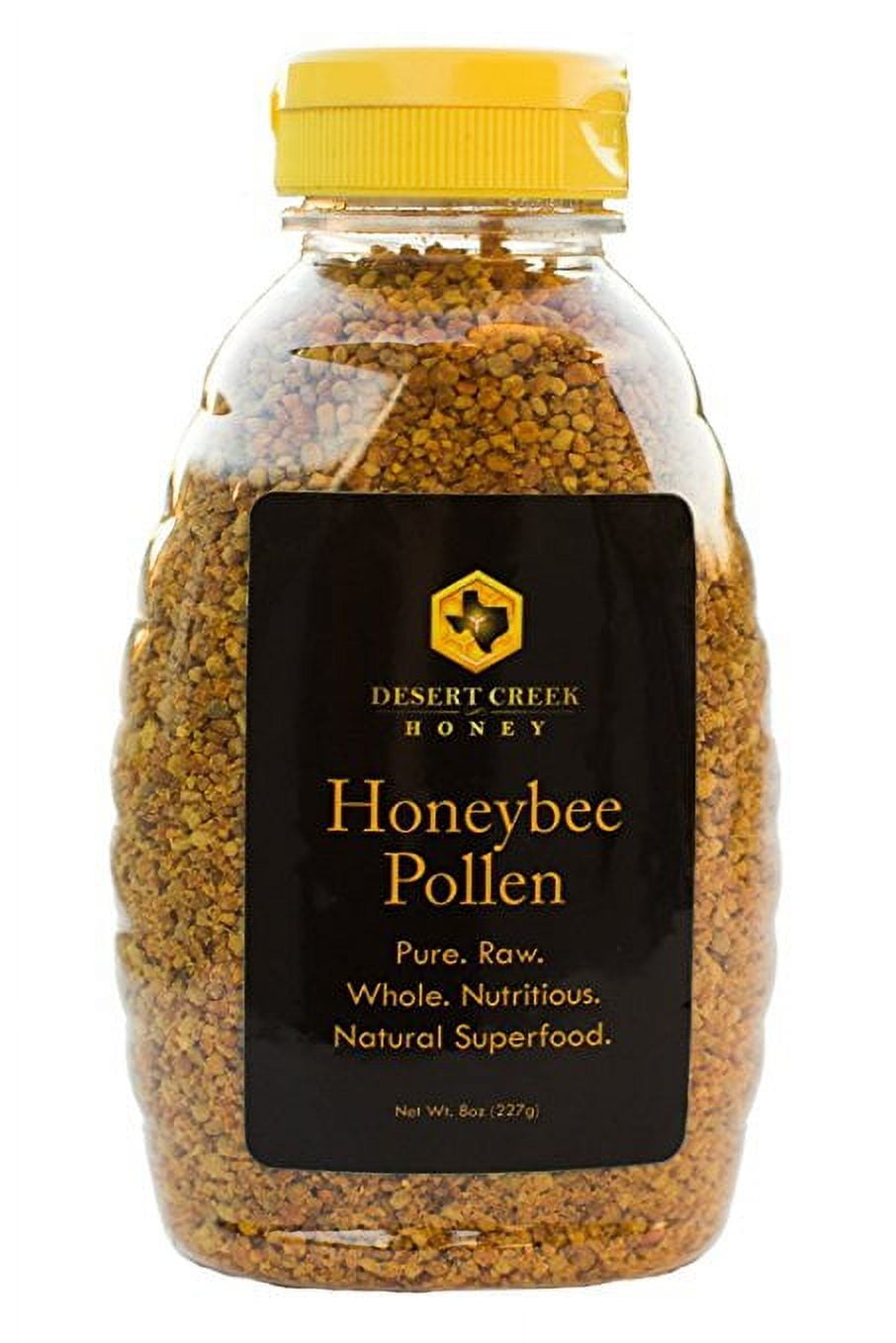 All Natural, Premium Honey Bee Pollen, 8oz - Raw Food Grocery - Walmart.com