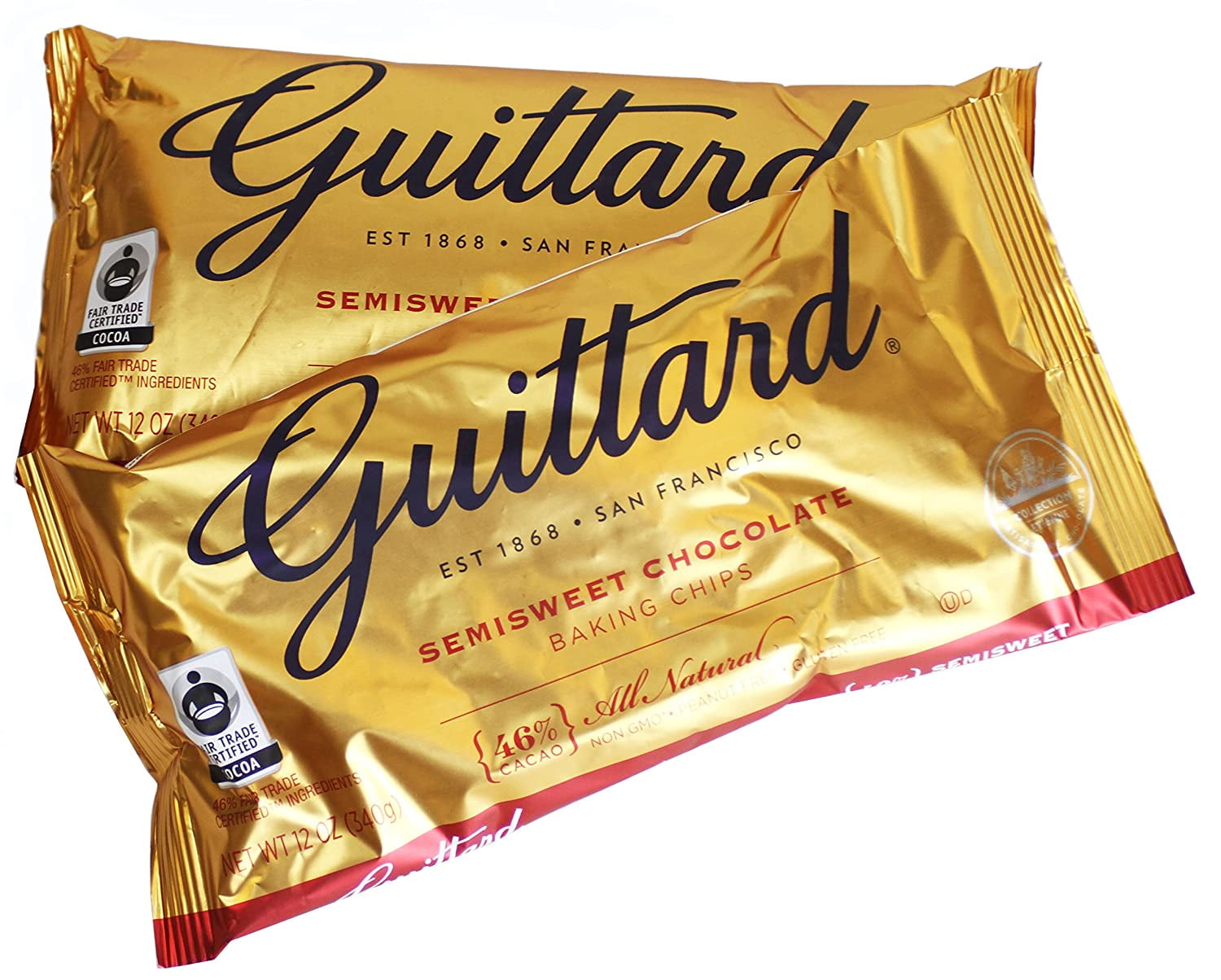 All Natural Semisweet Chocolate Baking Chips, 12 Oz (340 Grams), Pack ...