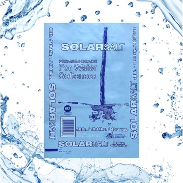 Diamond Crystal High Purity Solar Water Softener Salt Crystals, 40 lb ...