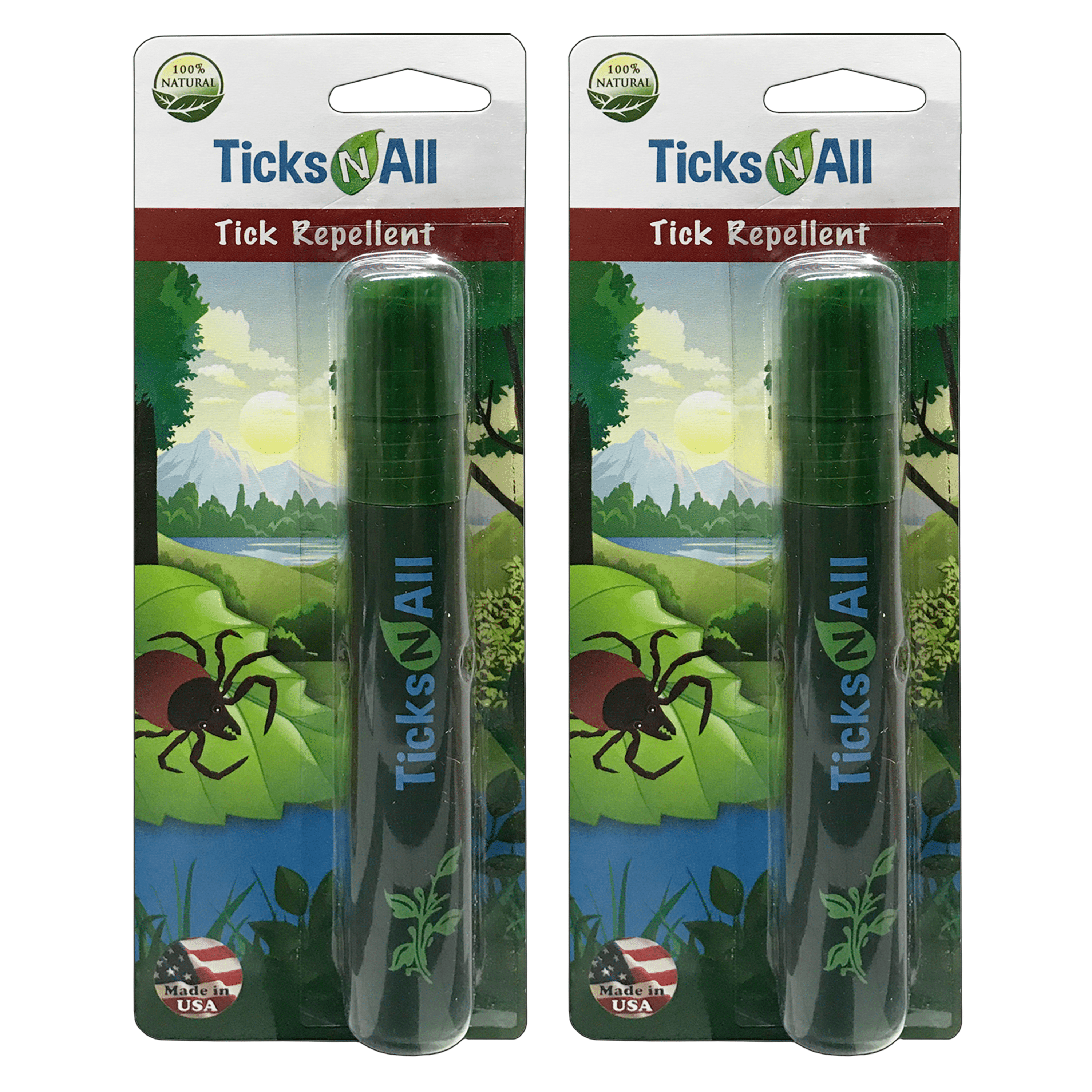 All Natural Tick Repellent Mini Spray (2 pack) - Walmart.com