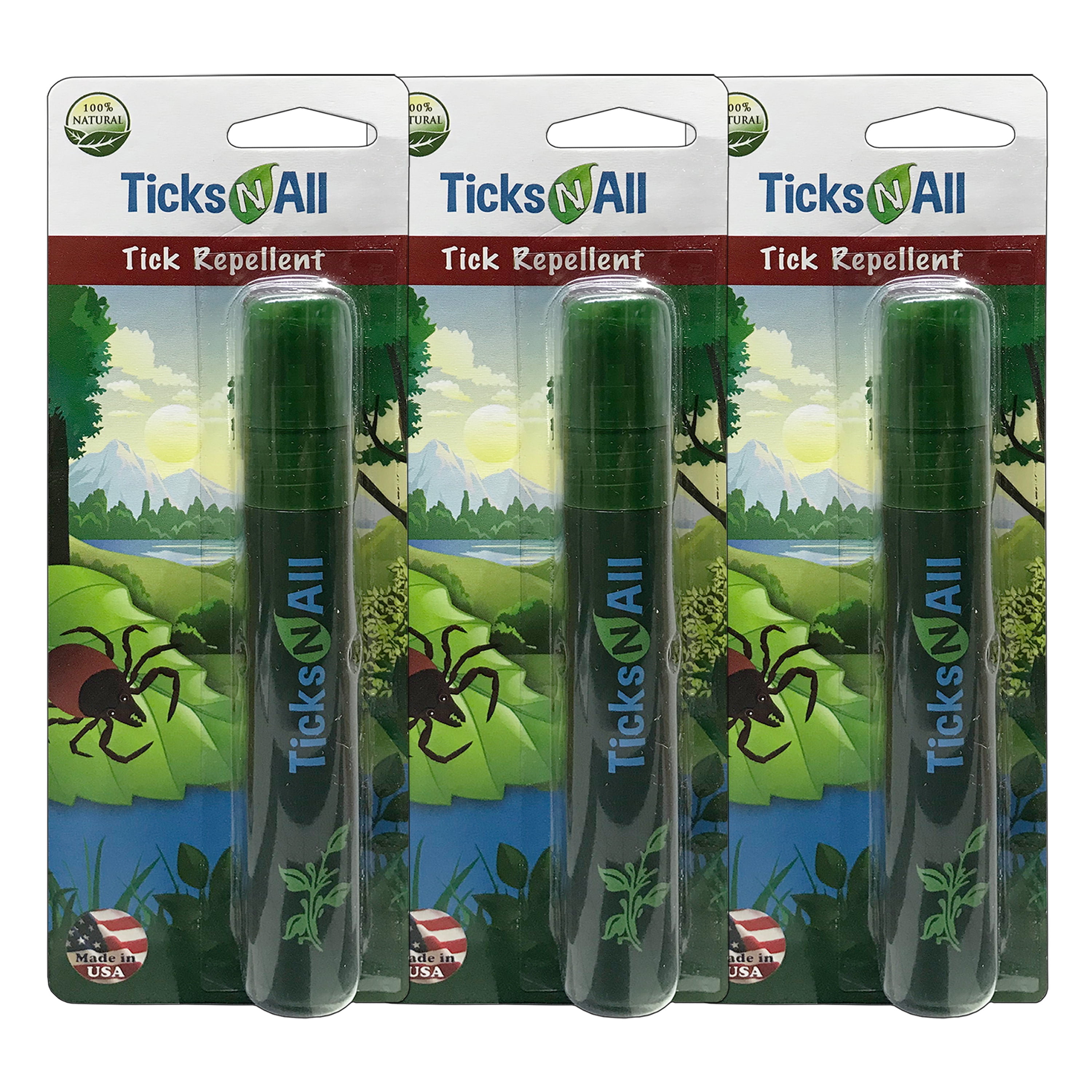 All Natural Tick Repellent Mini Spray (3 pack) - Walmart.com
