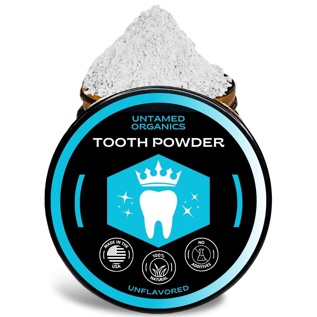All Natural Tooth Powder, Teeth Whitening Toothpaste Powder ...
