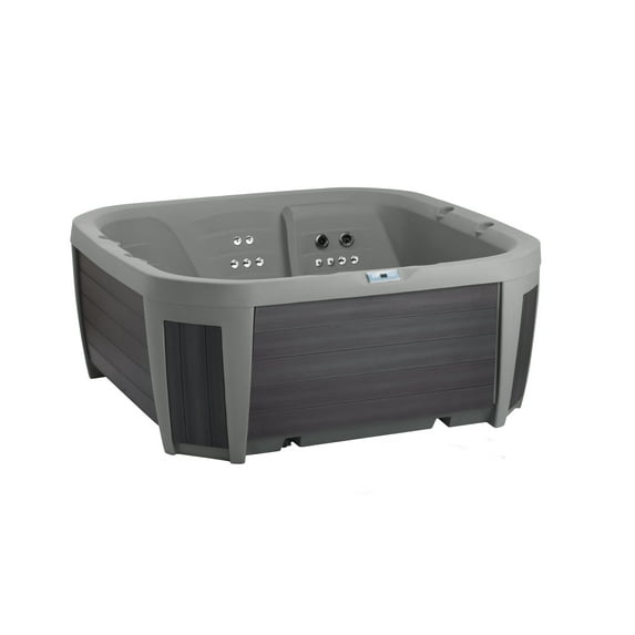 All New 2025 HydroLuxe BALI LOUNGER Taupe/Grey Hot Tub - 5-person, 46 ...
