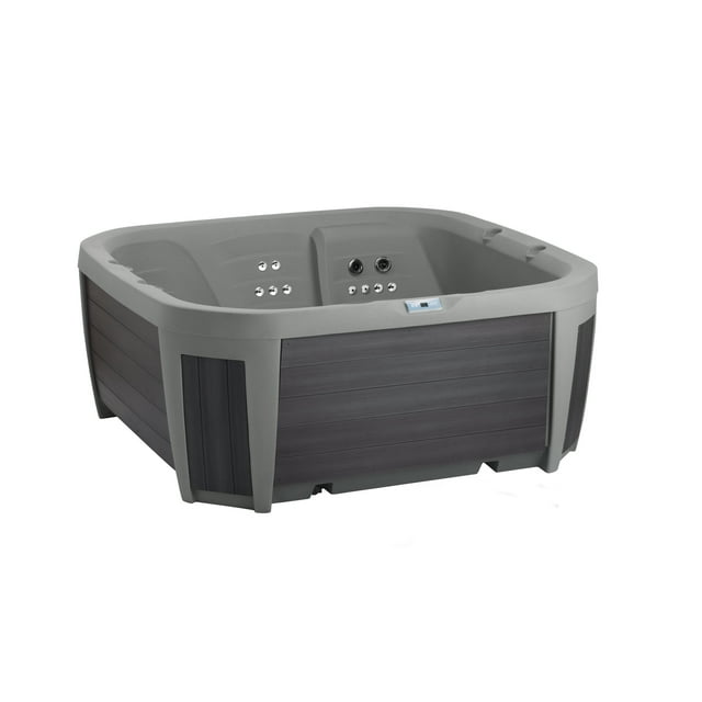 All New 2025 HydroLuxe BALI LOUNGER Taupe/Grey Hot Tub - 5-person, 46 ...
