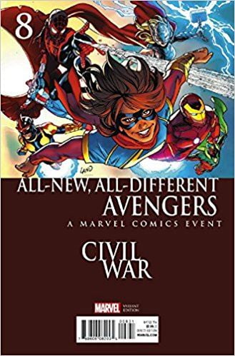 All New All Different Avengers #8 Mayhew Civil War Var Aso (Mayhew ...
