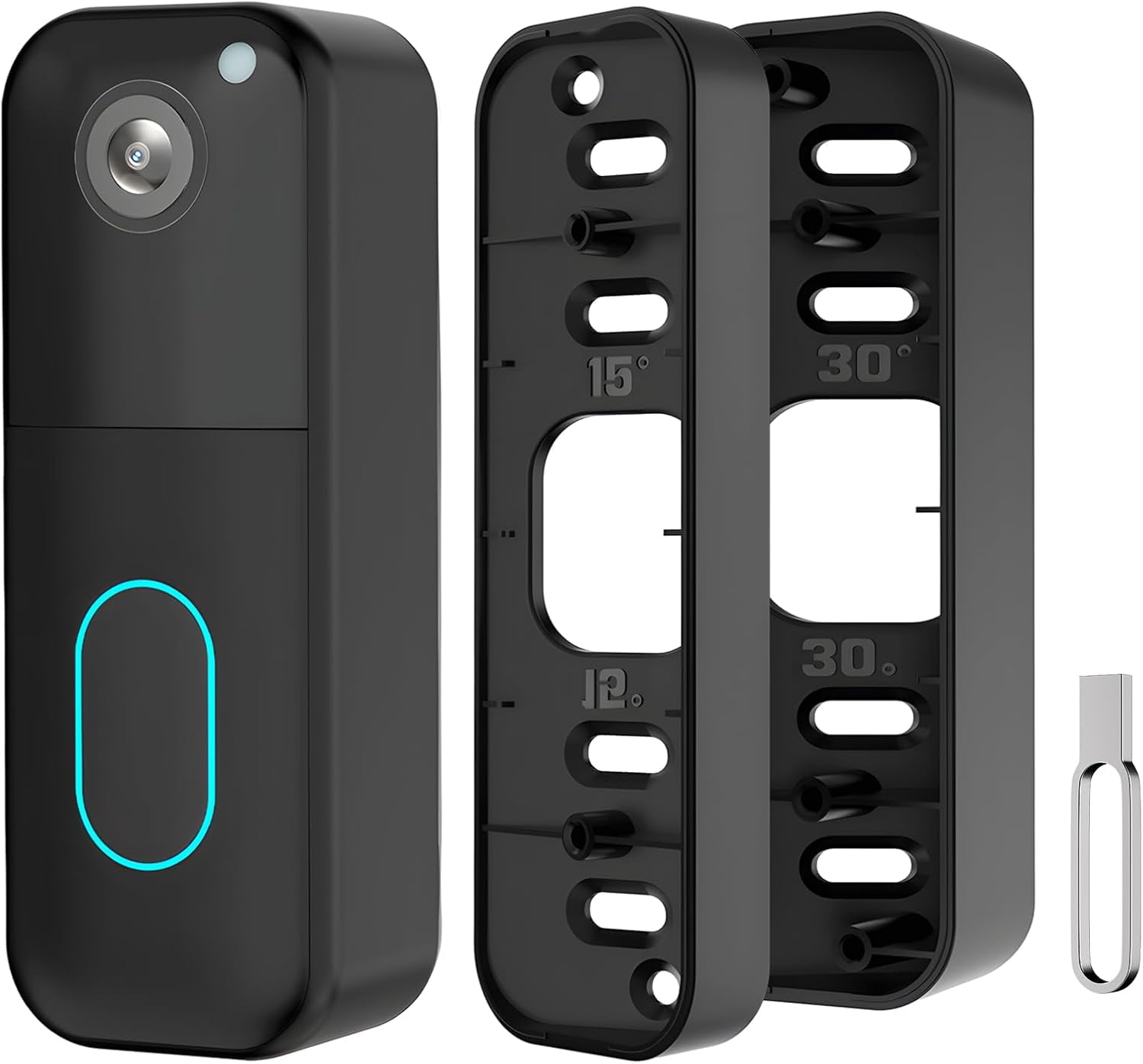 All-New Doorbell Corner Mount, No-Drill Mounting Bracket Adjustable ...