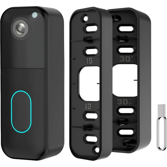 All-New Doorbell Corner Mount, No-Drill Mounting Bracket Adjustable ...