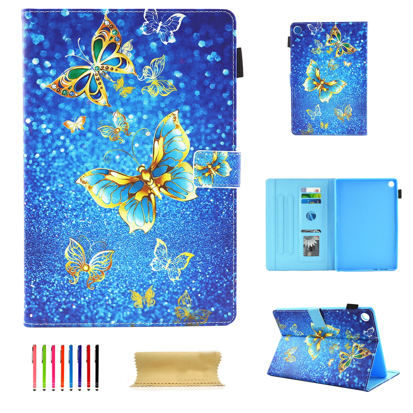 All-New Fire HD 10 2017 Tablet Case, Allytech Smart Book Style Stand ...