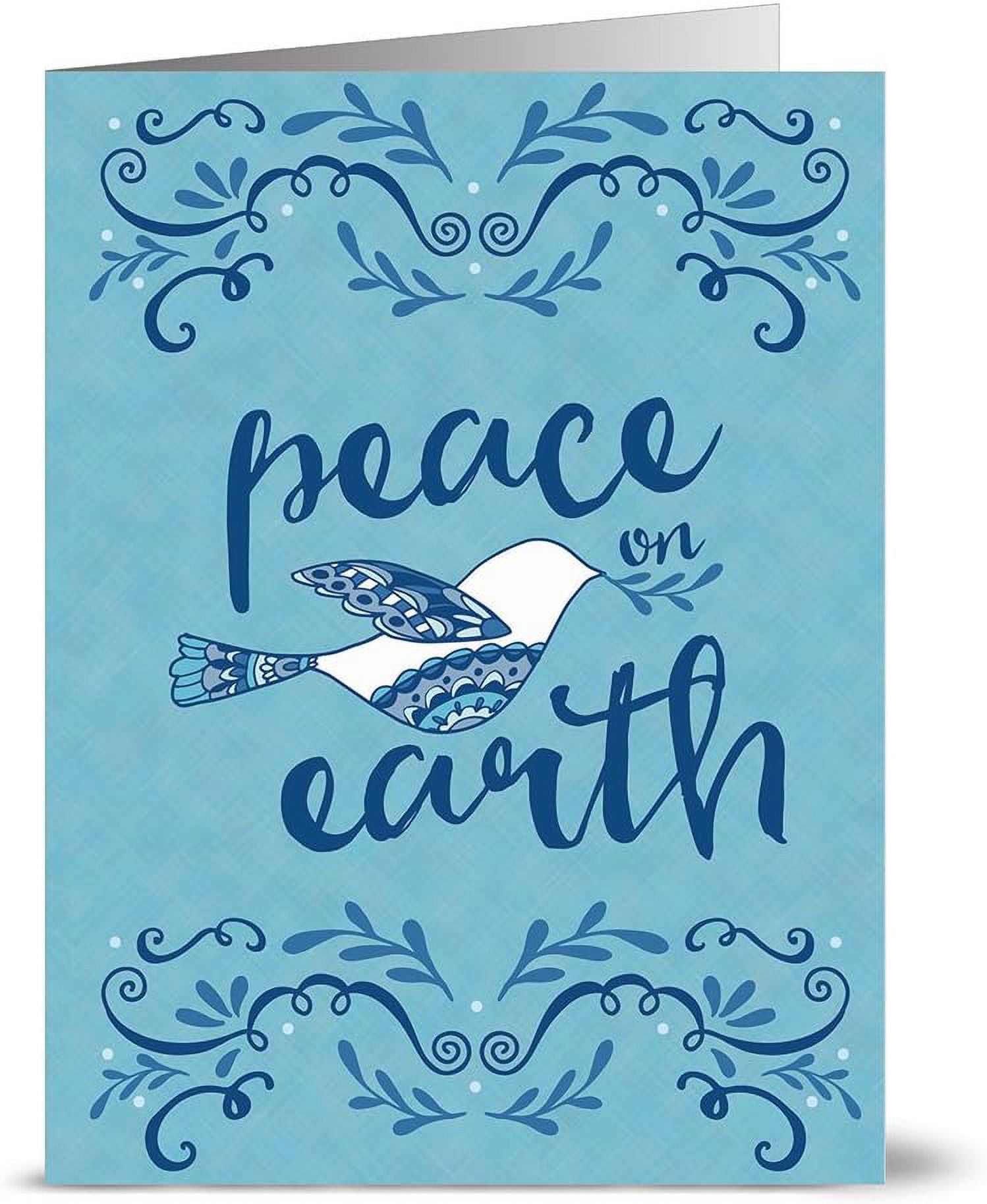 All Occasion Greeting Cards – 24 Pack - Unique Peace On Earth Design ...