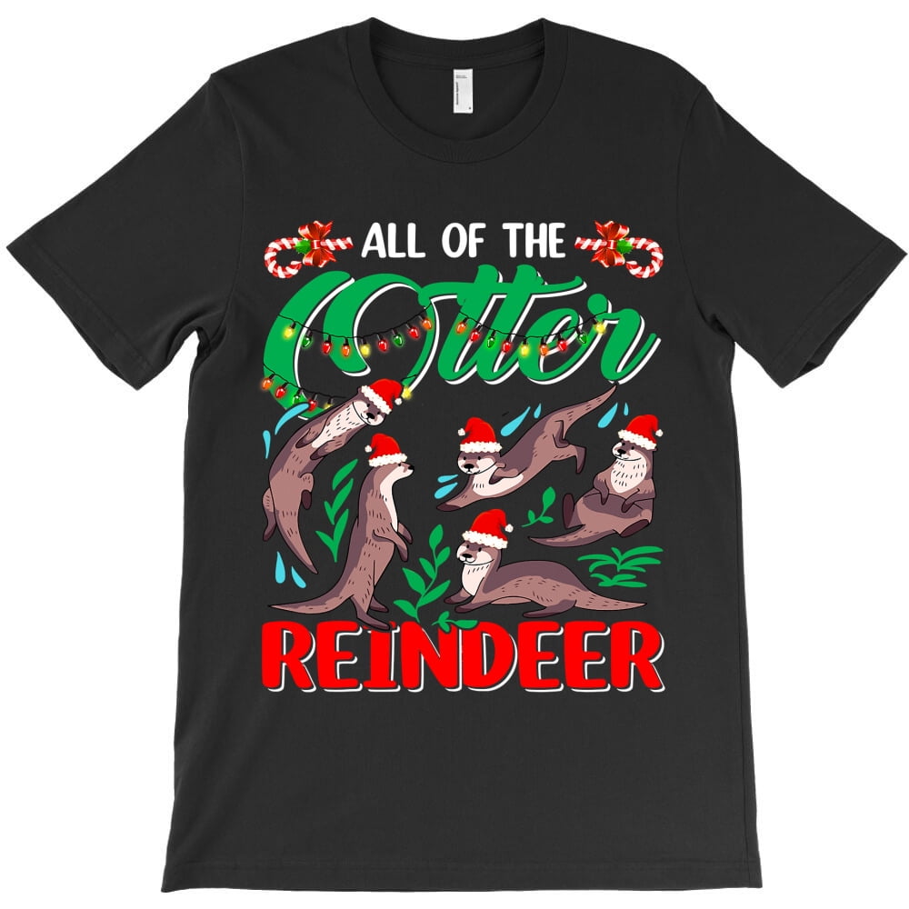 All Of The Otter Reindeer Christmas St. Nick Otters Family Kids Themed ...