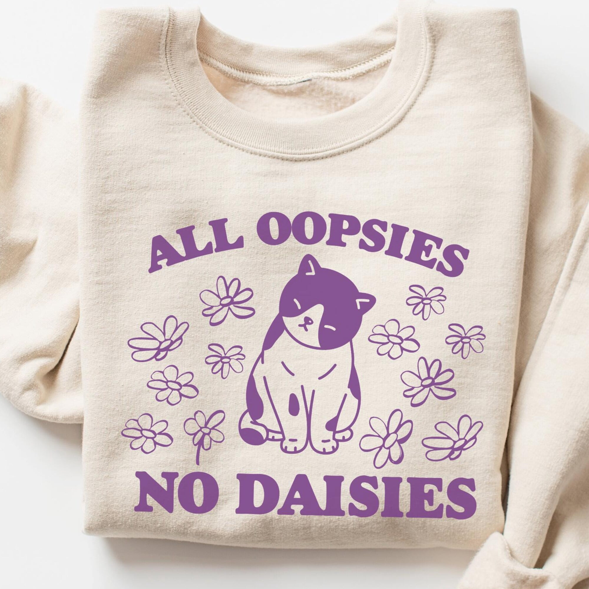 All Oopsies No Daisies TShirt Funny TShirt Mental Health TShirt Cat ...