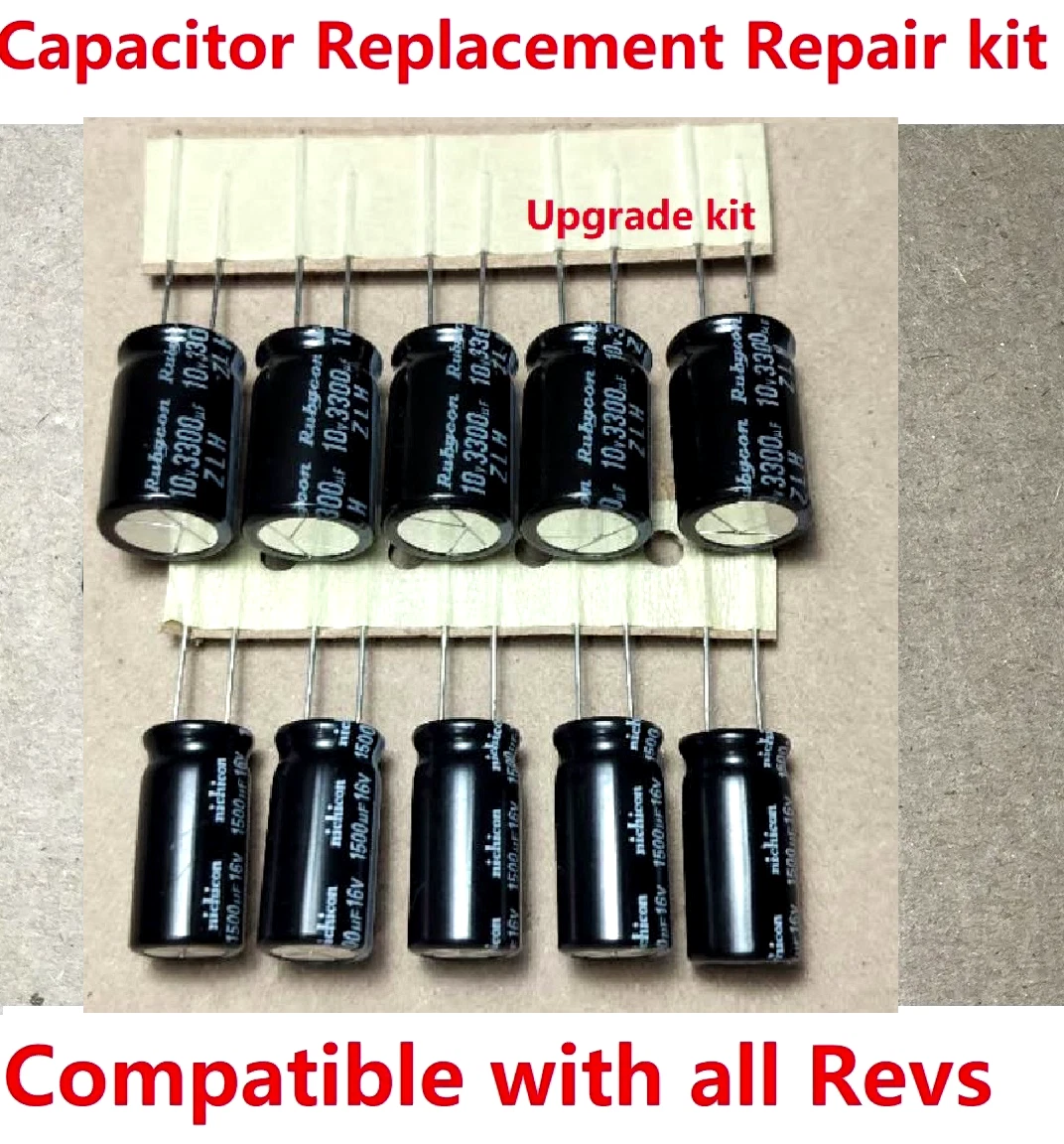 All Original Xbox V1.0 V1.2 V 1.3 - V1.5 V1.6 Motherboard Capacitor ...