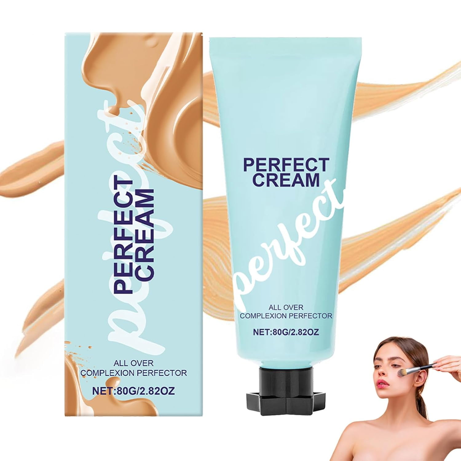 All-Over Complexion Perfector,Westmore Cream With Buffer,Cream Body ...