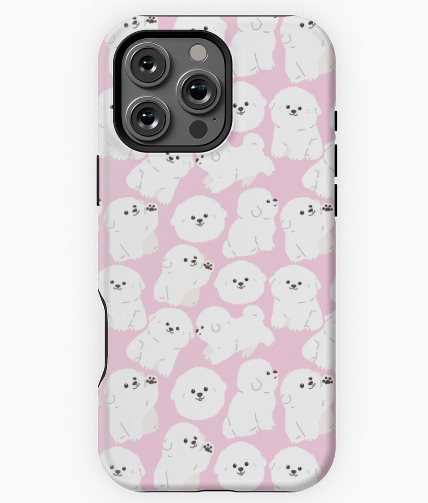 All Over Print Adorable Bichon Frise Phone Case for iPhone 16 15 14 13 ...