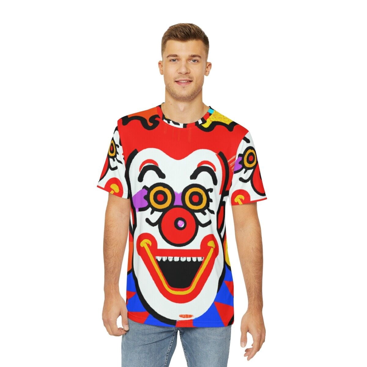 All Over Print Halloween Insane Clown Scary Horror Metal Phobia Creepy ...