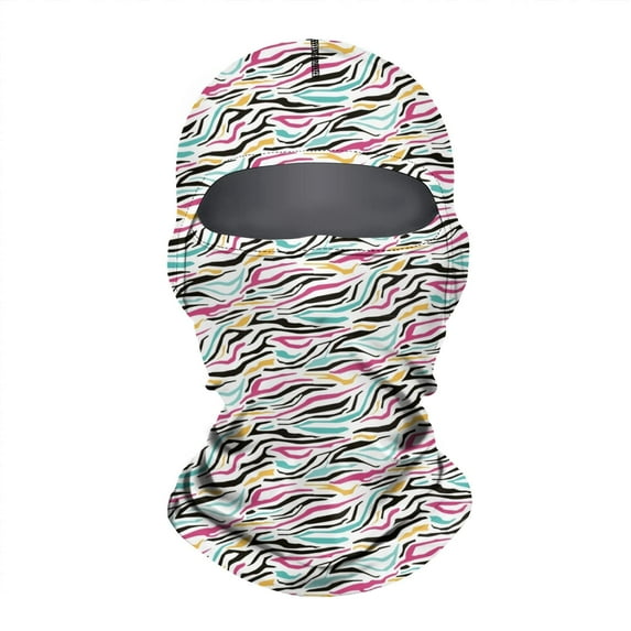 All-Over Print Scarf/Ski Mask – Windproof, UV Protection Balaclava for ...