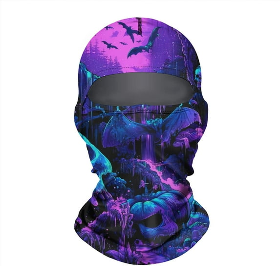 All-Over Print Scarf/Ski Mask – Windproof, UV Protection Balaclava for ...