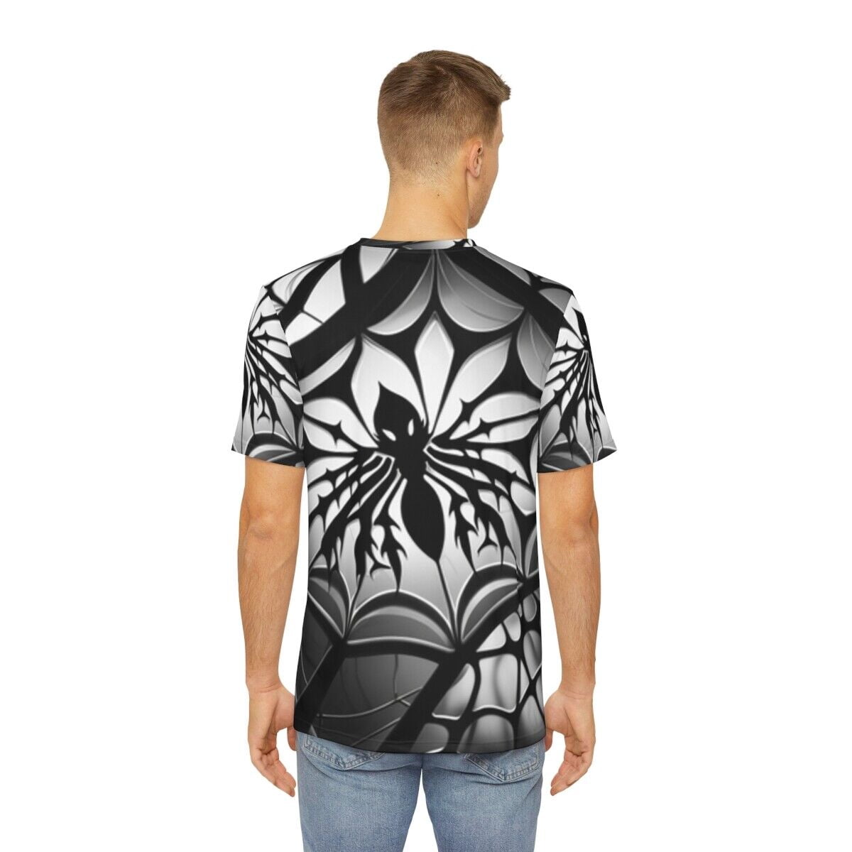 All Over Print Scary Creepy Spider Web Halloween Arachnid Gothic Punk ...