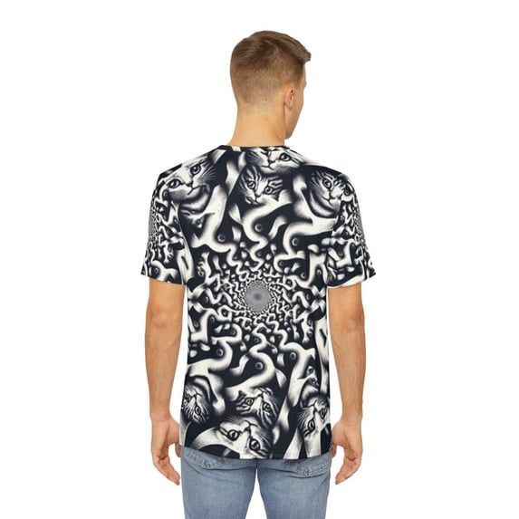 All Over Print Shirt Optical Illusion Cats Pet Lover Hipster ...