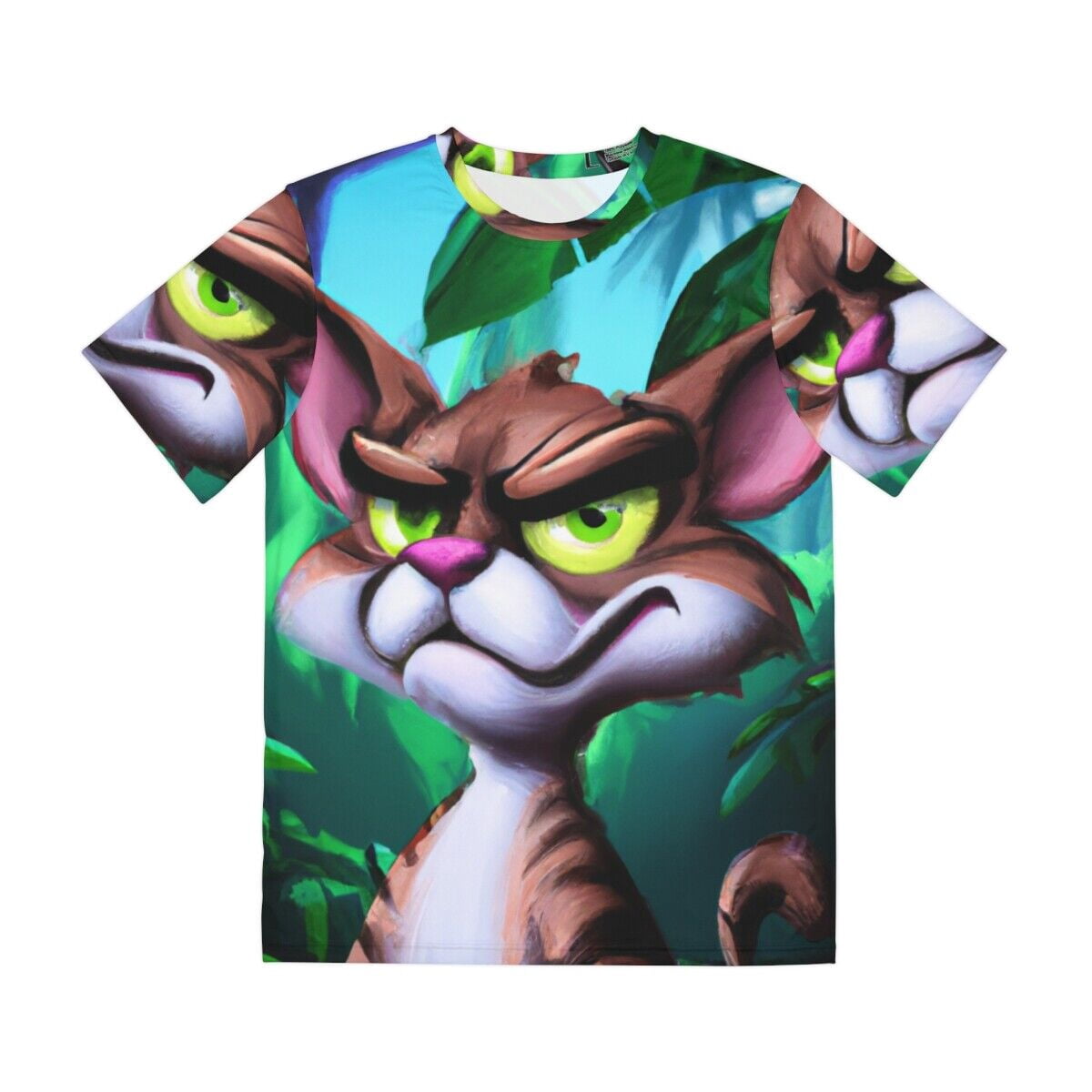All Over Print Unisex Adult Tropical Print Grumpy Cat Pet Lover Unique ...