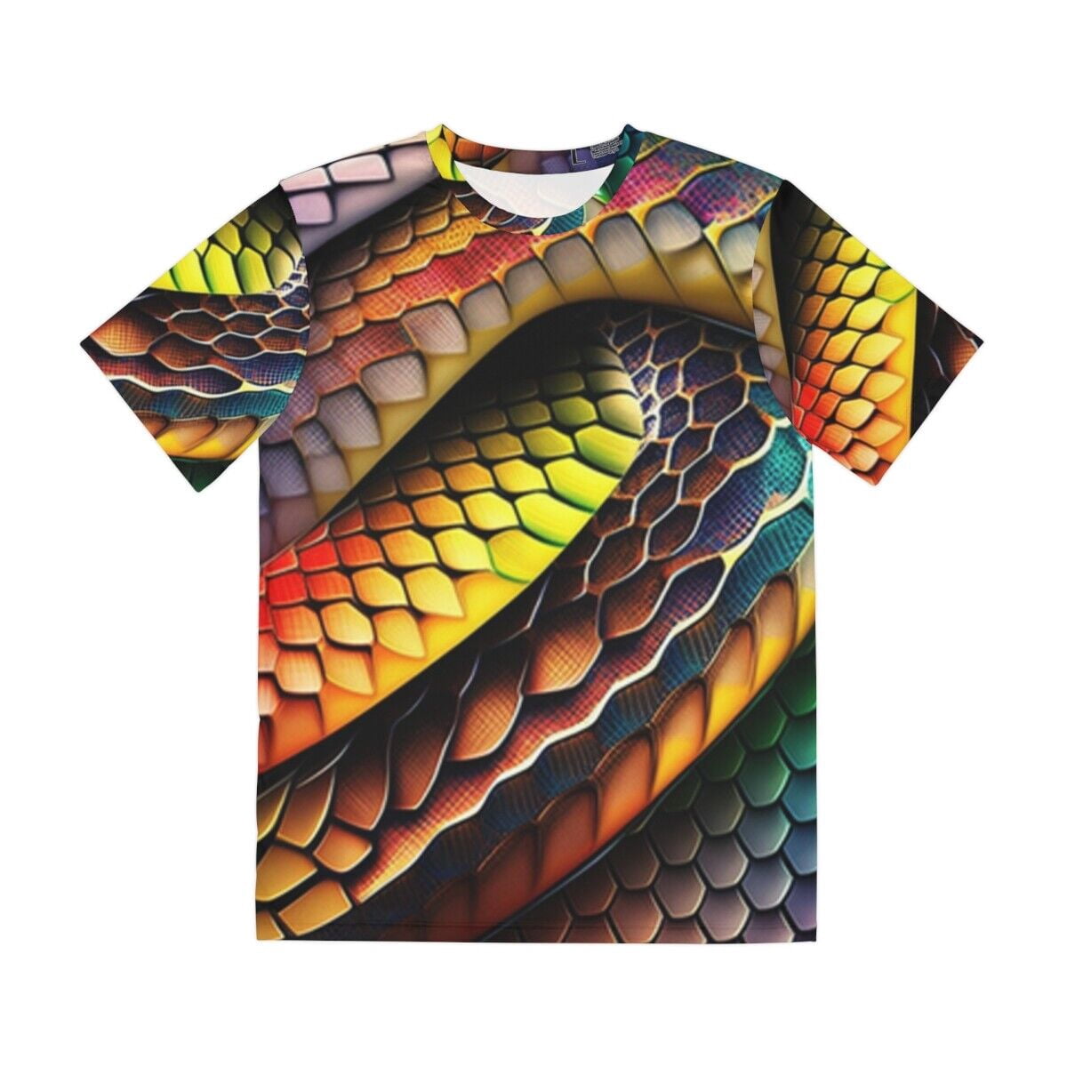 All Over Print Unisex Snakeskin Snake Pattern Scales Colorful ...