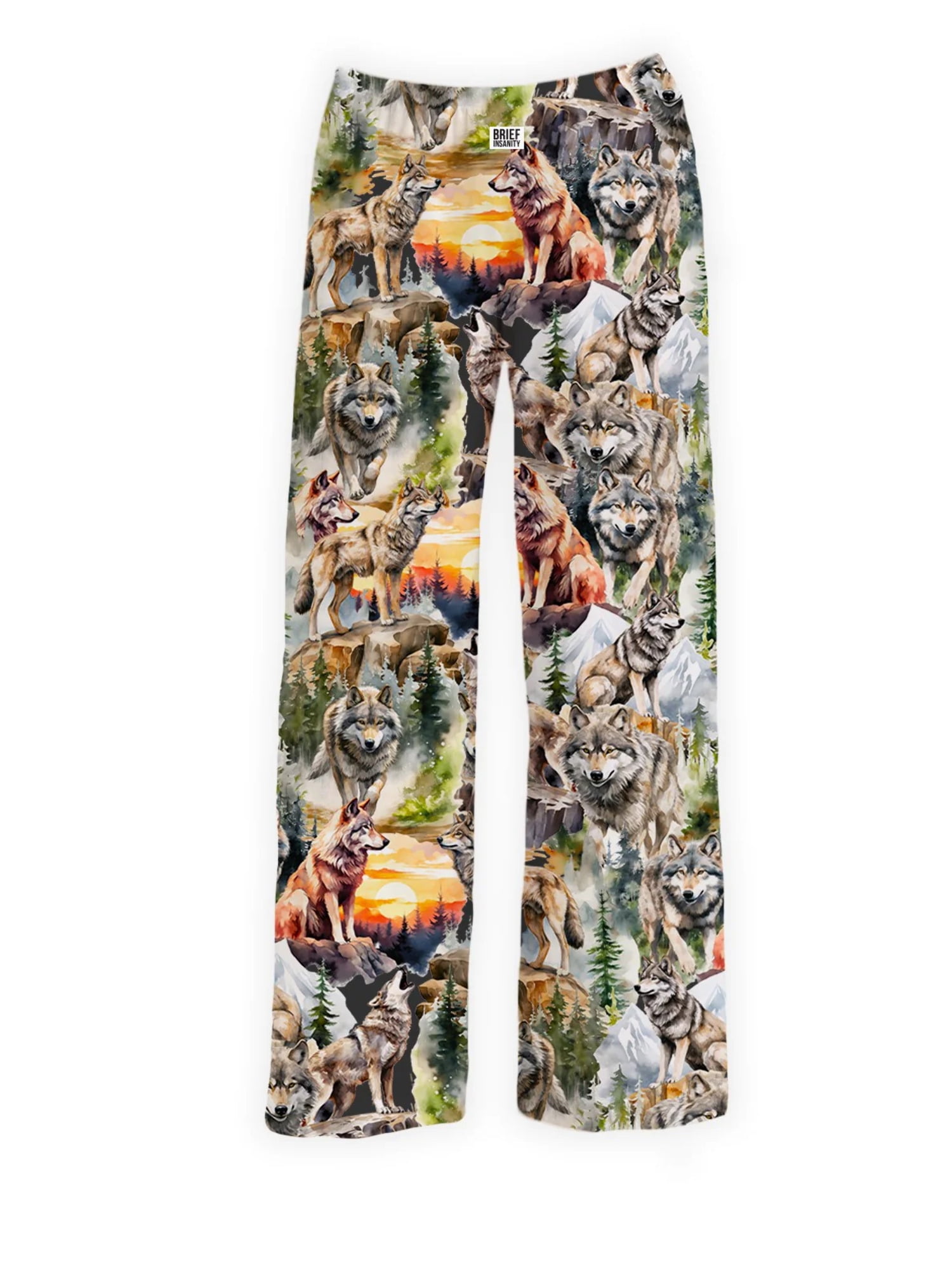 All Over Wolf Lounge Pants - Walmart.com