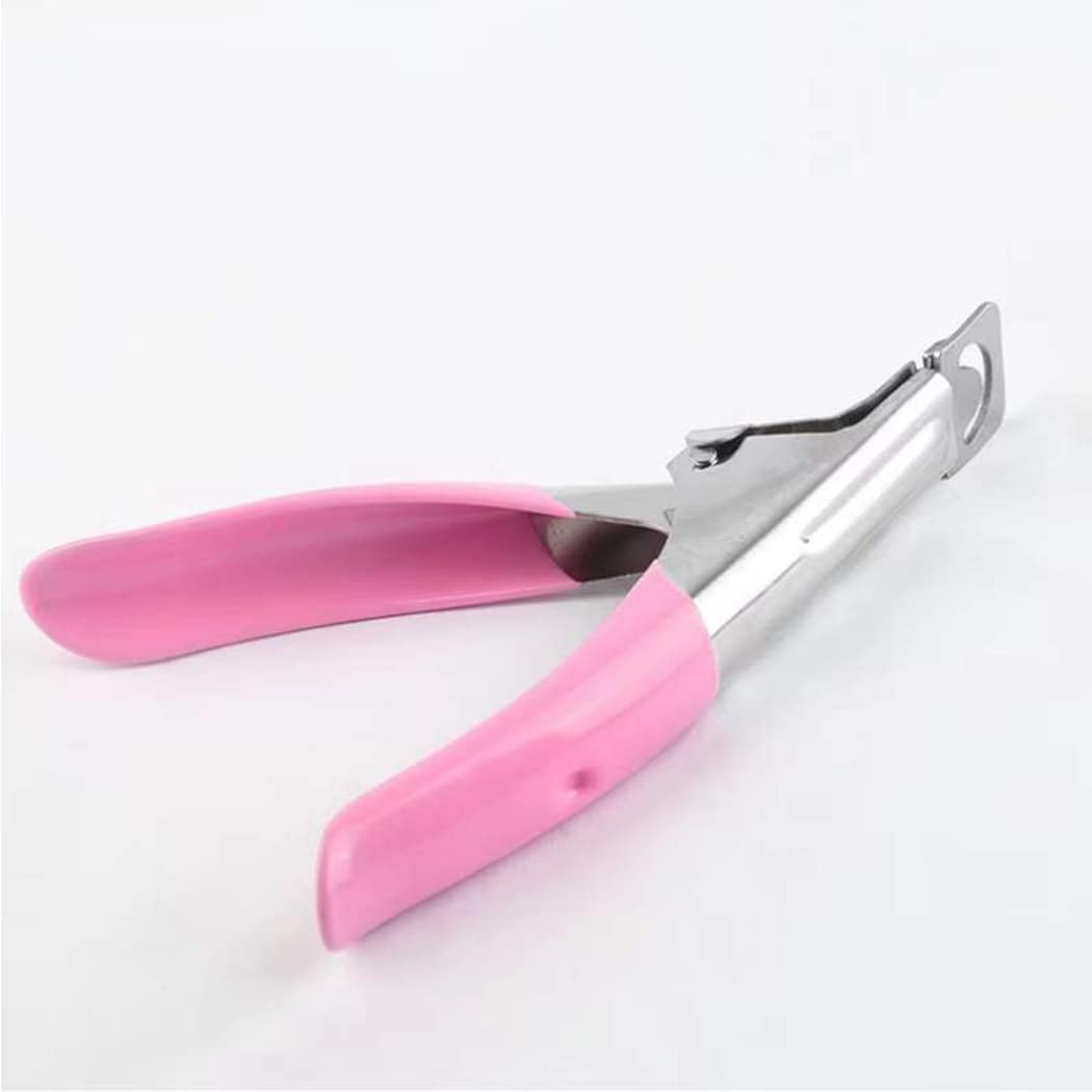 All Pink UV False Nail Edge Cutter Clipper For Fingernail Art Salon ...
