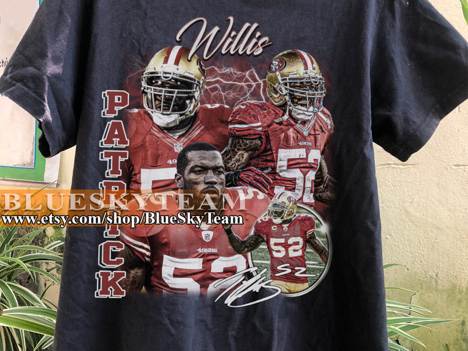 Vintage Graphic Style Patrick Willis T-Shirt, Patrick Willis shirt ...