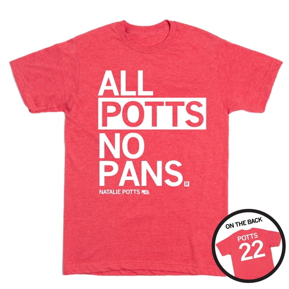 All Potts No Pans Graphic Tee TShirt Gift - Walmart.com