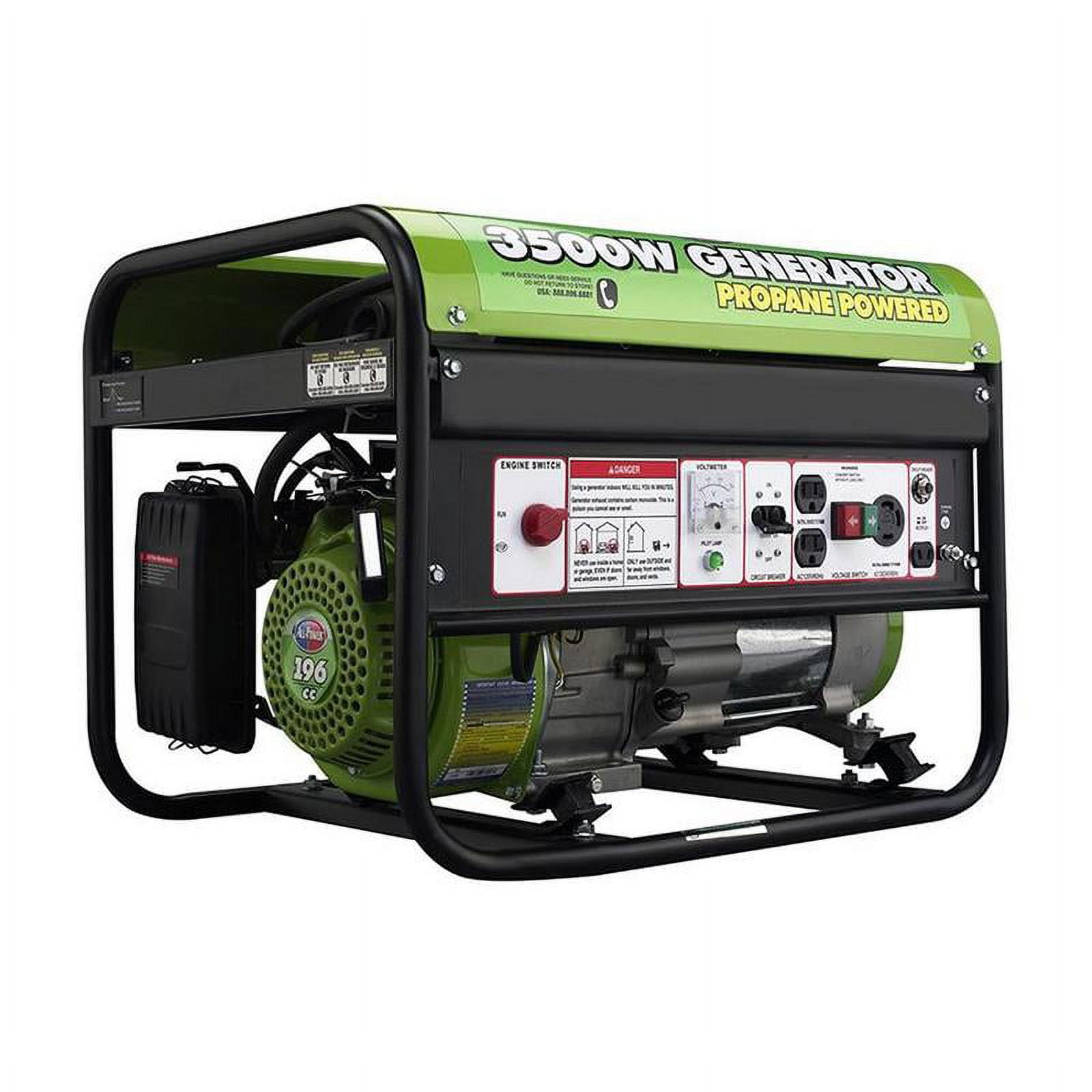 All Power 3500W Watts Propane Powered Portable Generator for Home ...