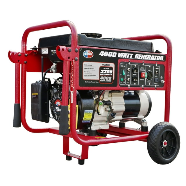 All Power 4000 Watt Generator APGG4000, 4000W Gas Portable Generator ...