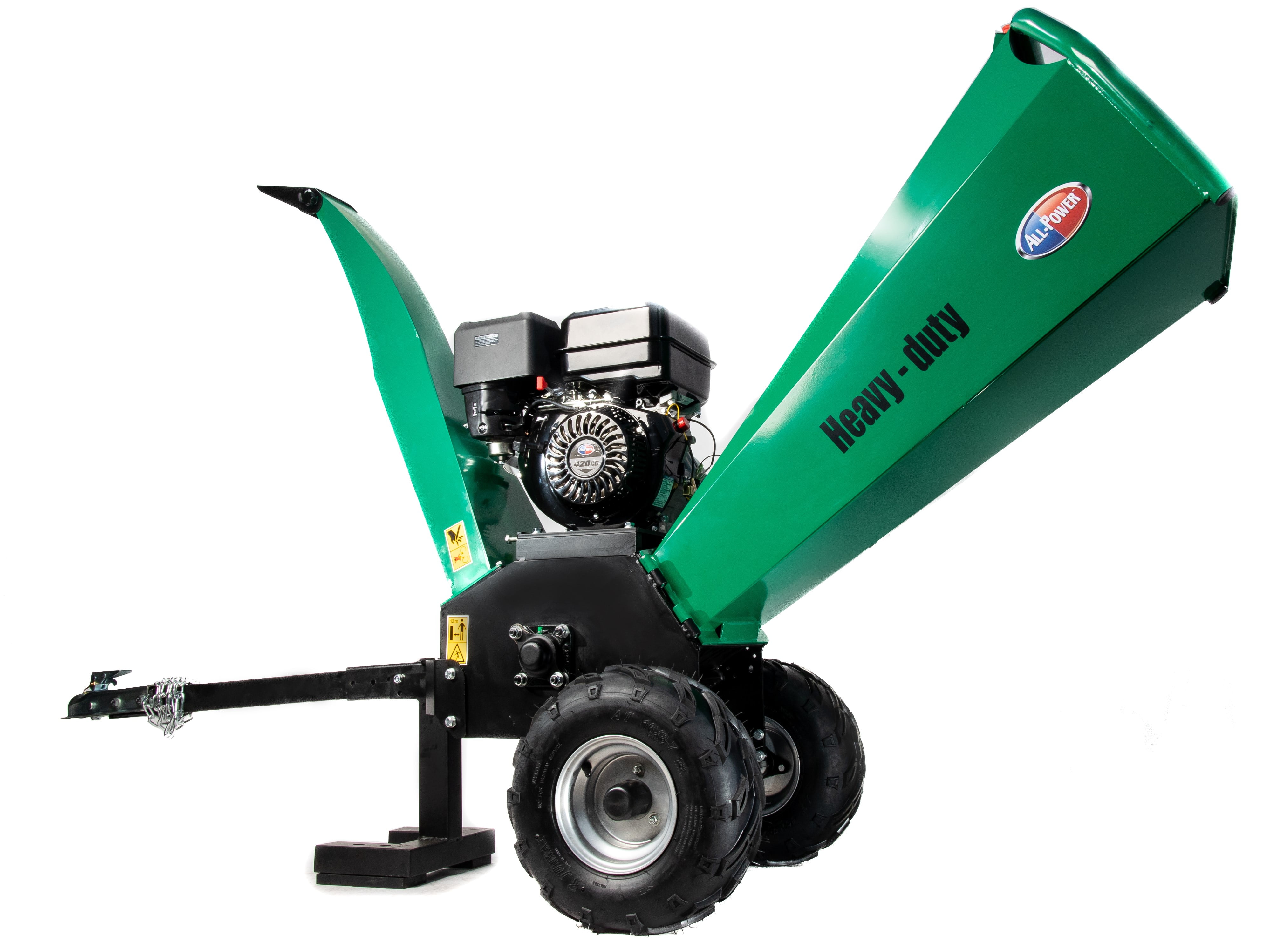 All Power 6 inch Heavy Duty Durable Wood Chipper Shredder Mulcher-Max 6 ...