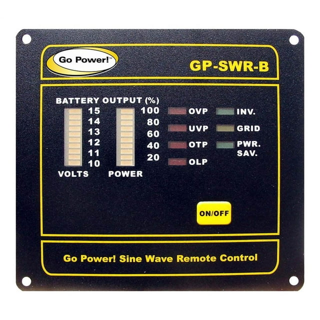 Go Power GP-SWR-B-12 SP-SW Sine Wave Remote - Walmart.com