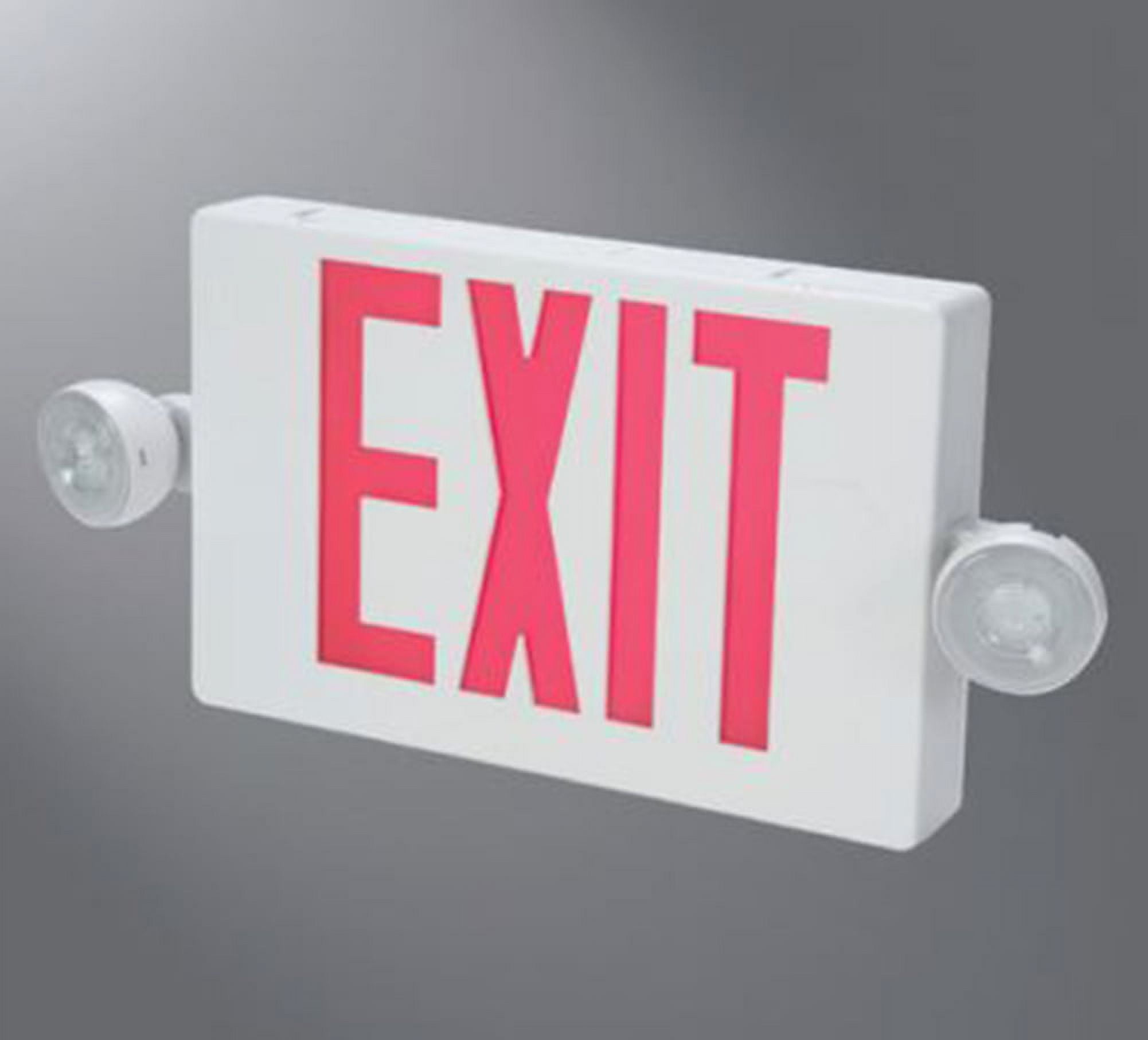Cooper Lighting 7343007 Combo Green Light Exit Sign - Walmart.com