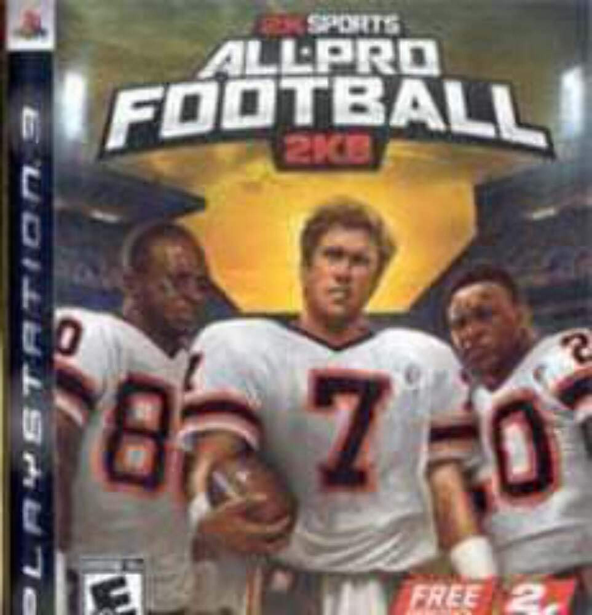 All Pro Football 2K8 - Playstation 3 - Walmart.com