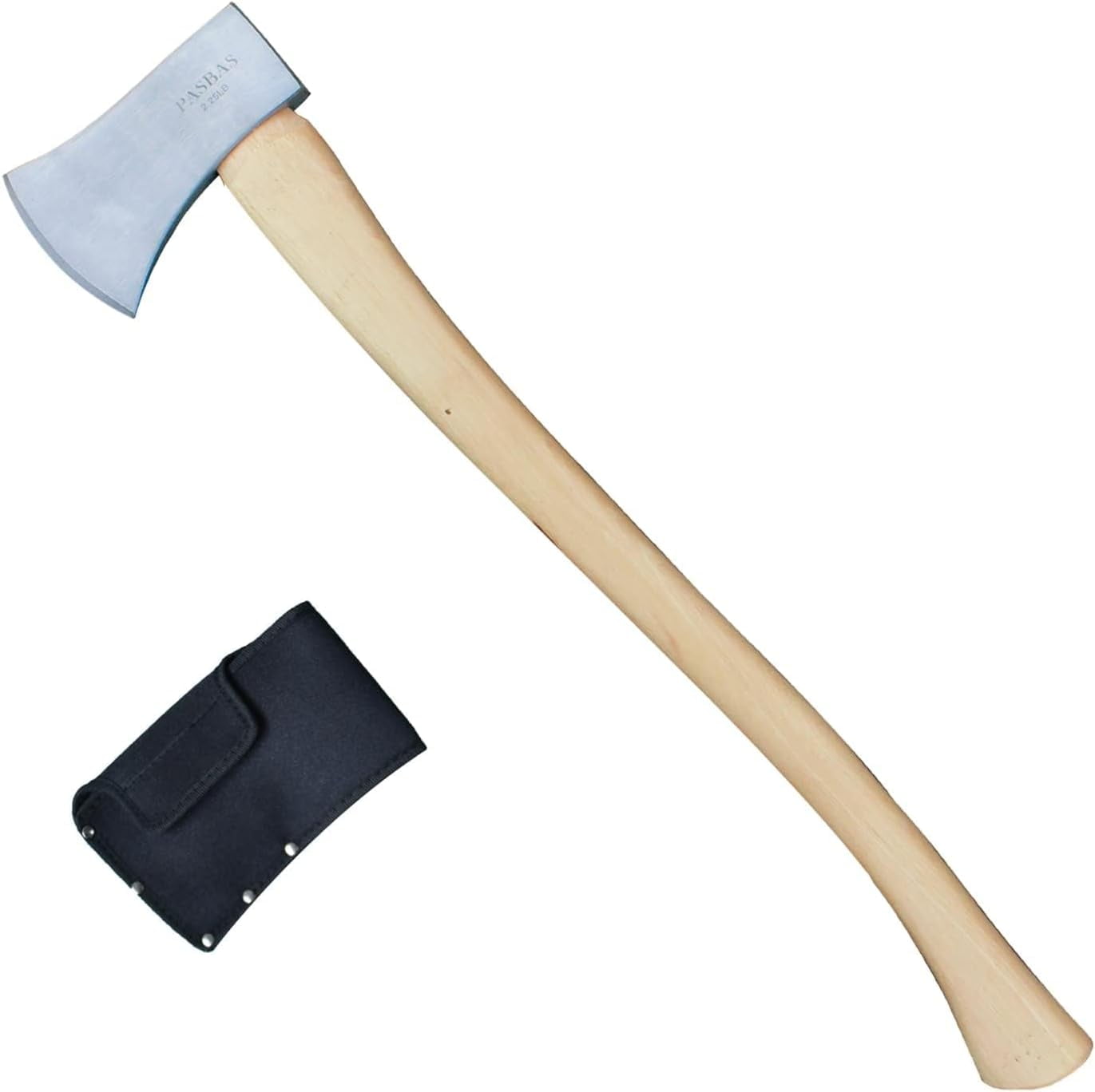 All-Purpose Axe with Hickory Handle,2.25lb Felling Axe,Great for Camping, Survival, Outdoors ...