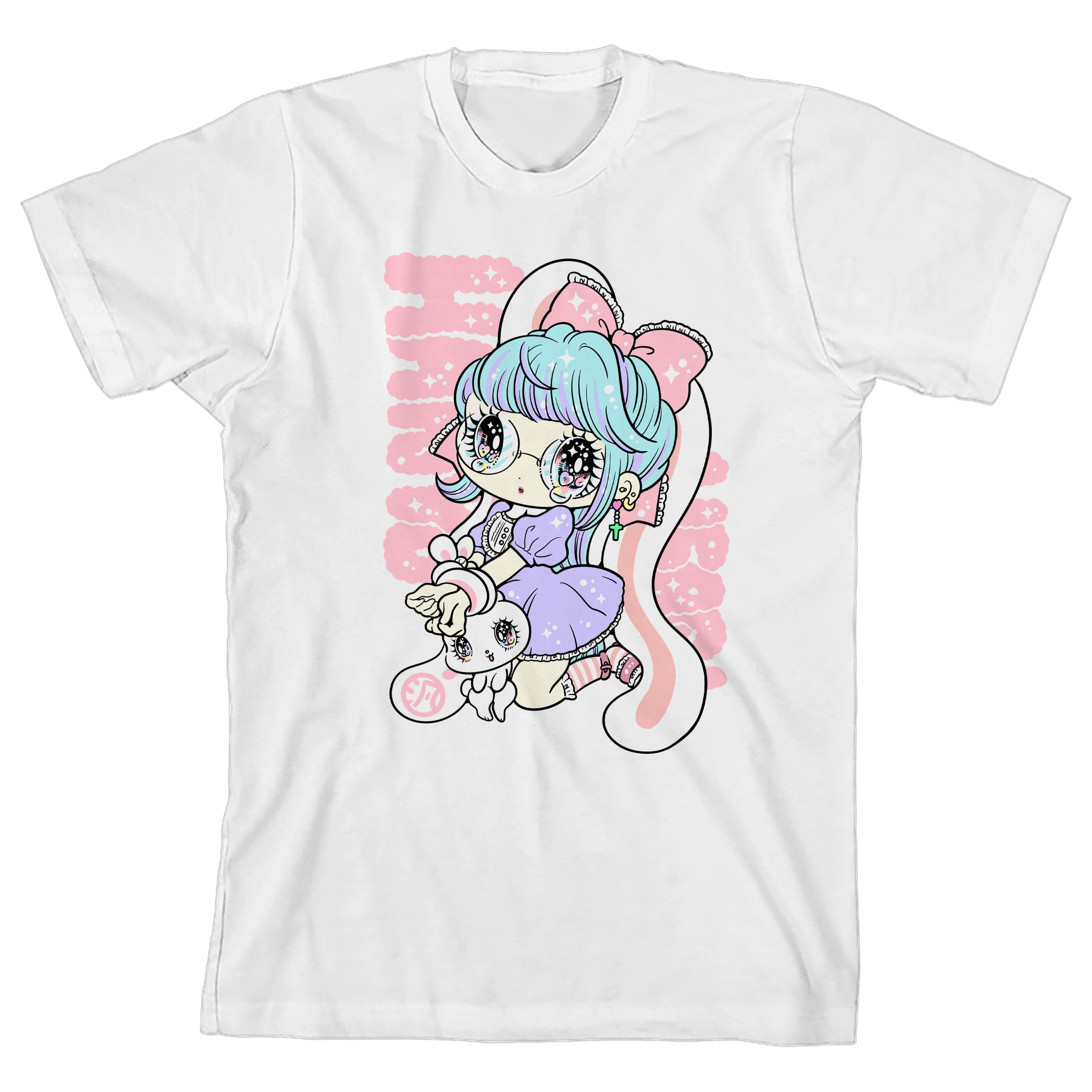 All-Purpose Bunny Hanyo Usagi And Yurie Sekiya Youth White Short Sleeve ...