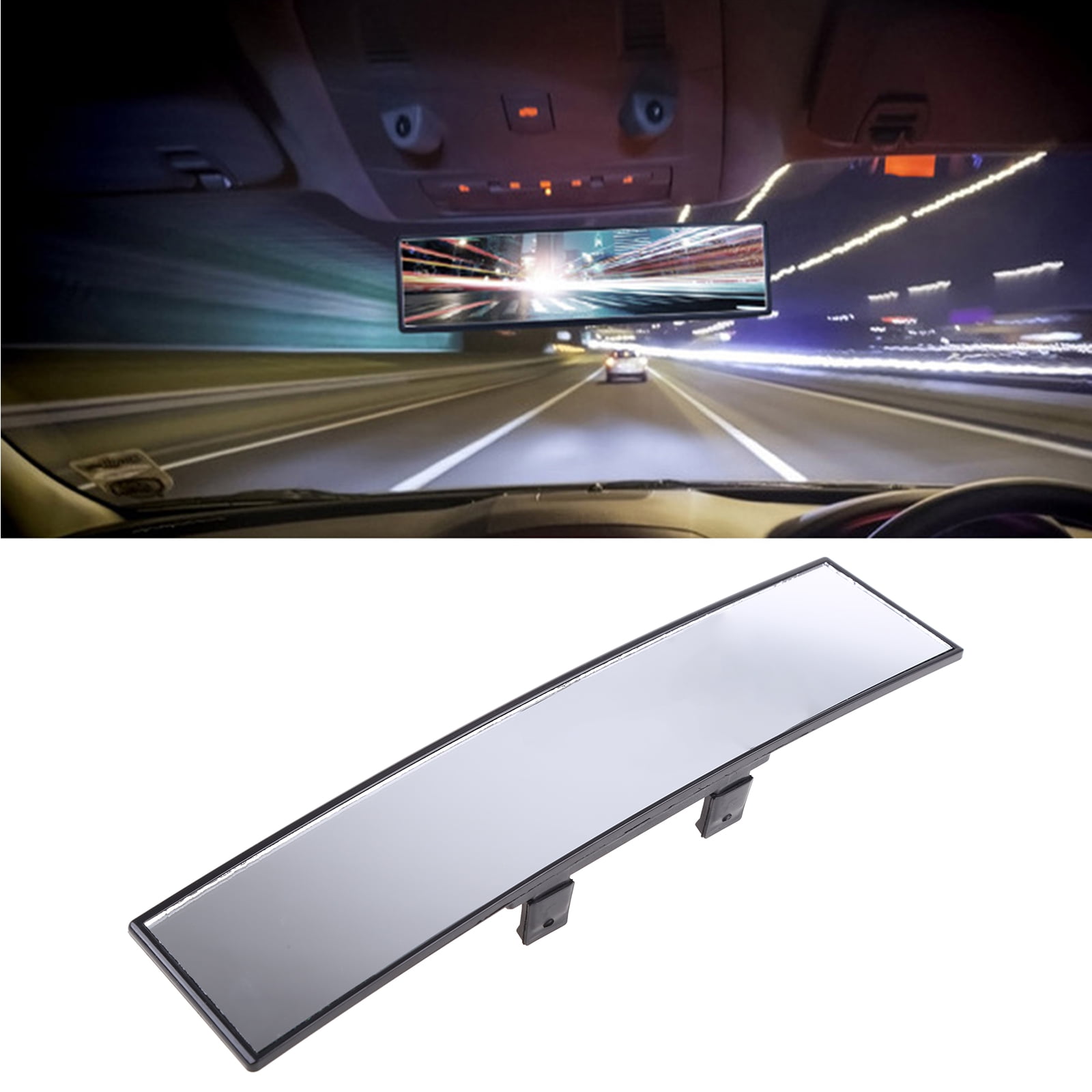 All Purpose Car Interior Clip On Panoramic Rearview Mirror Easy install ...