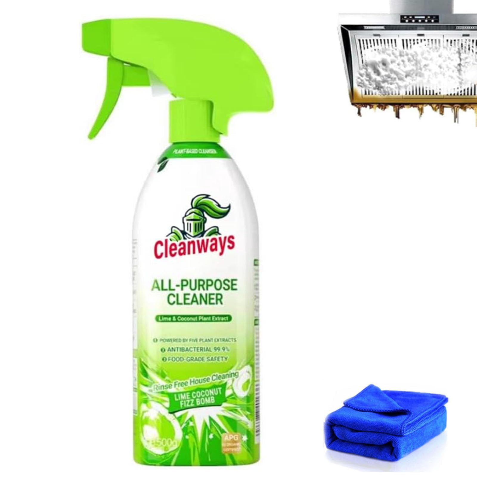 All Purpose Cleaner, 500ml Cleanways Power Cleaner, All-Purpose Plant ...