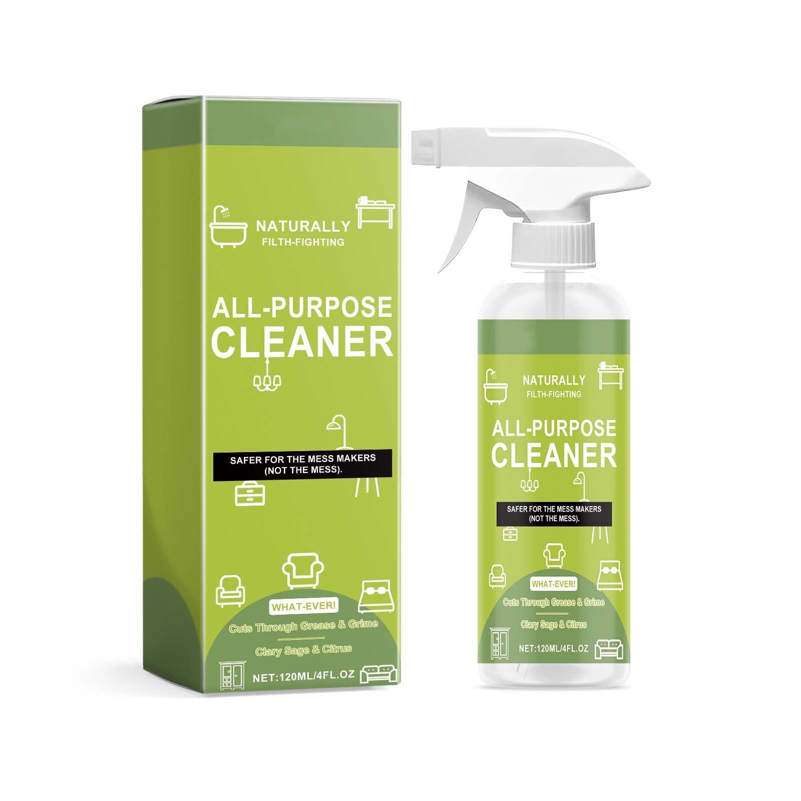All-Purpose Cleaner and Degreaser, Dissolve Grease & Oil Stains ...