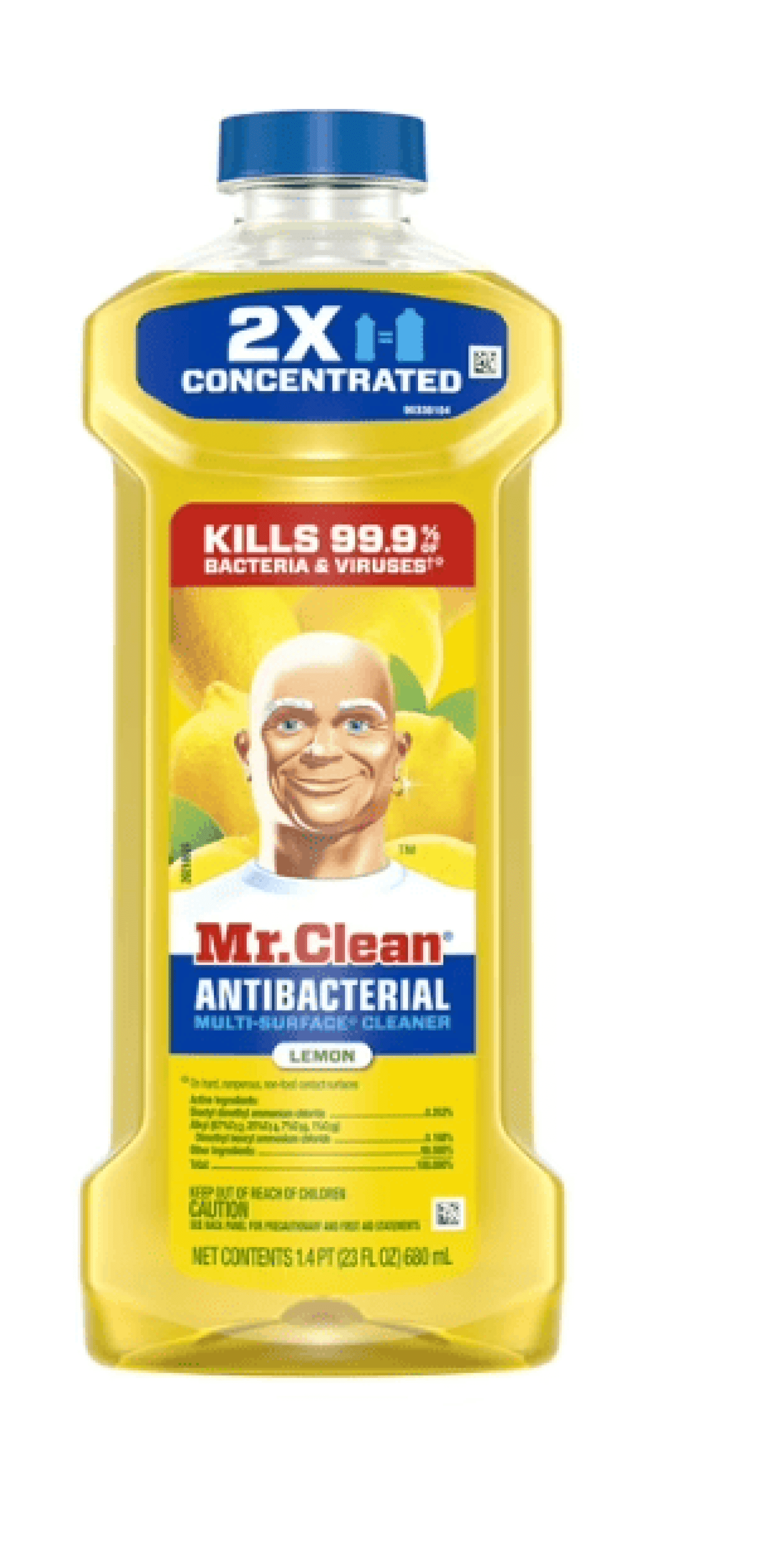 All Purpose Cleaner, Floor Cleaner for Mopping, Cleaning Liquid, Lemon, 23oz Mr. Clean All ...