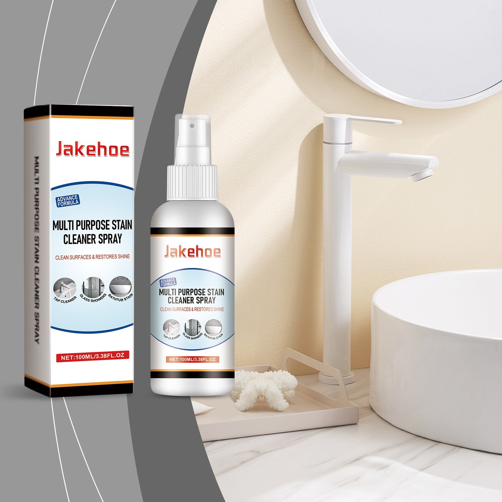 All Purpose Cleaner Spray,Multipurpose Stain Cleaning Spray Powerful ...