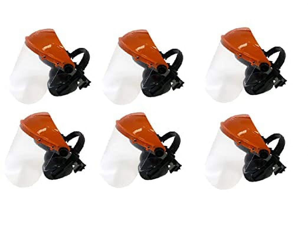 All-Purpose Face Shield With Clear Polycarbonate Visor and Removable ...