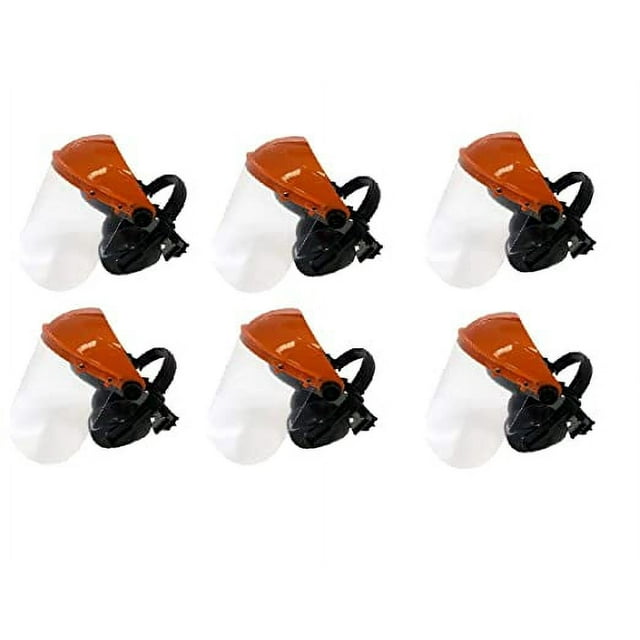 All-Purpose Face Shield With Clear Polycarbonate Visor and Removable ...