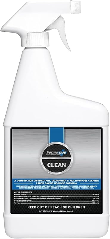 All-Purpose Hospital Disinfectant Cleaner; No Rinse, Hard, Soft & Food ...