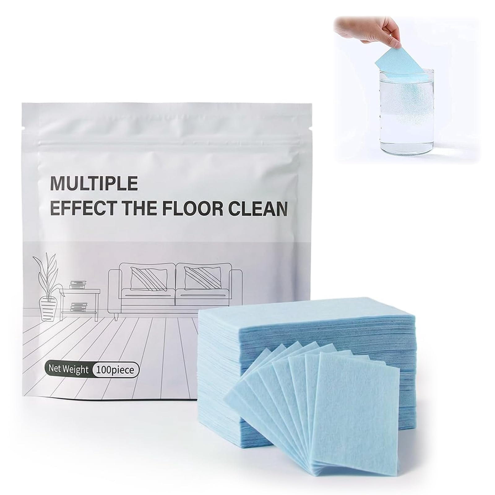 All-Purpose Household Floor Cleaning Sheets, 2026 New Multi-Effect ...